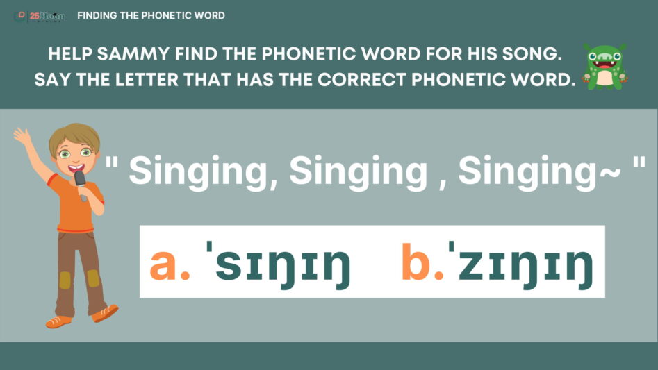 Unit15 - Phonics【 singing / sammy / sung / songs 發音 】25Hoon